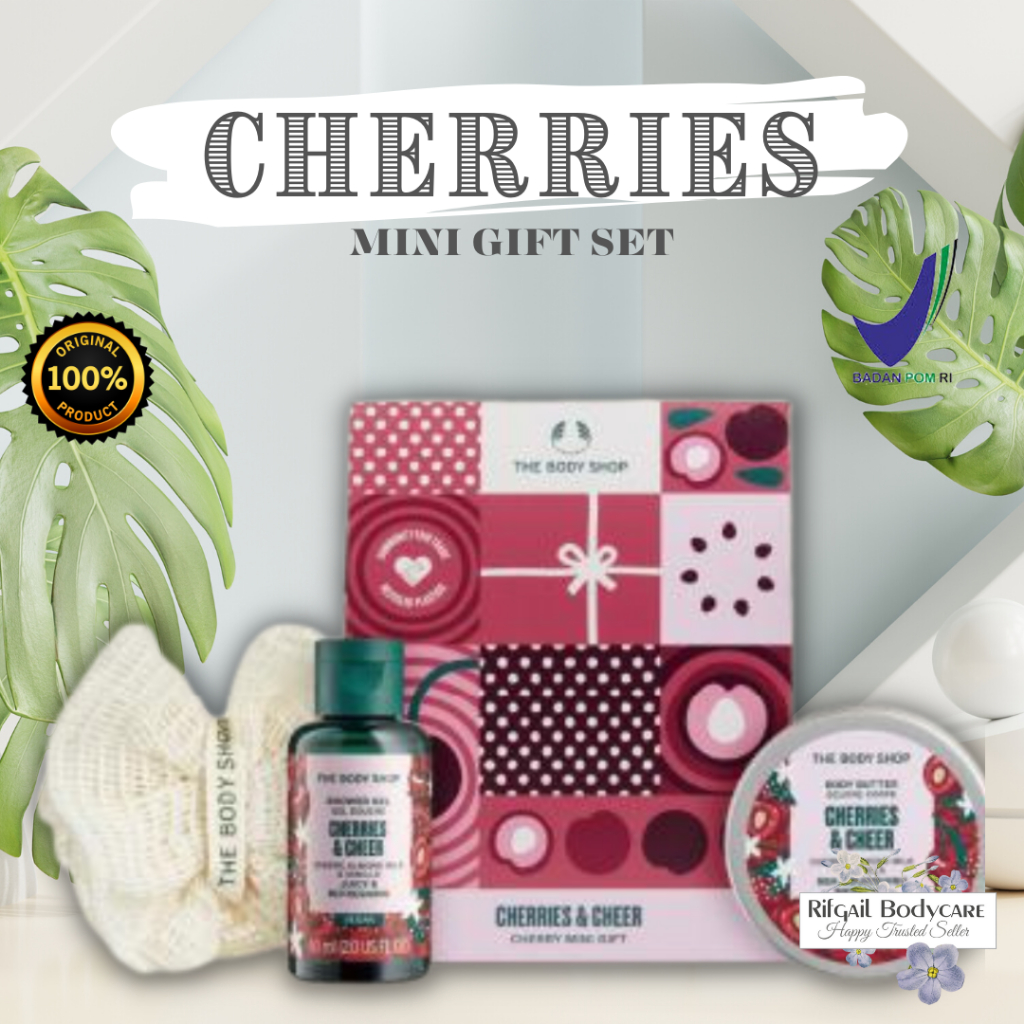 Tbs The Body Shop Cherry Mini Gift Set | Shopee Malaysia