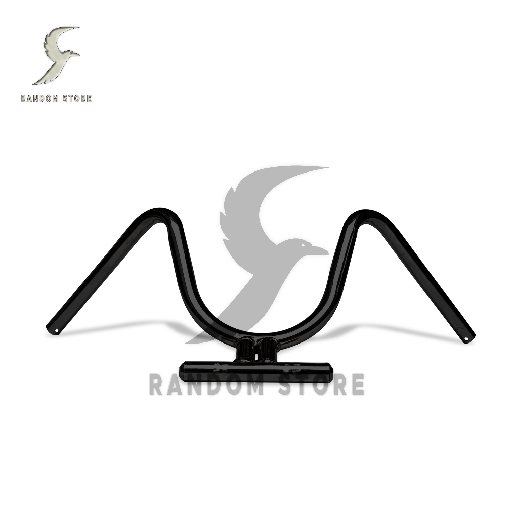 HITAM Randome_store Black Handlebar Custom Chopper Universal PNP All ...