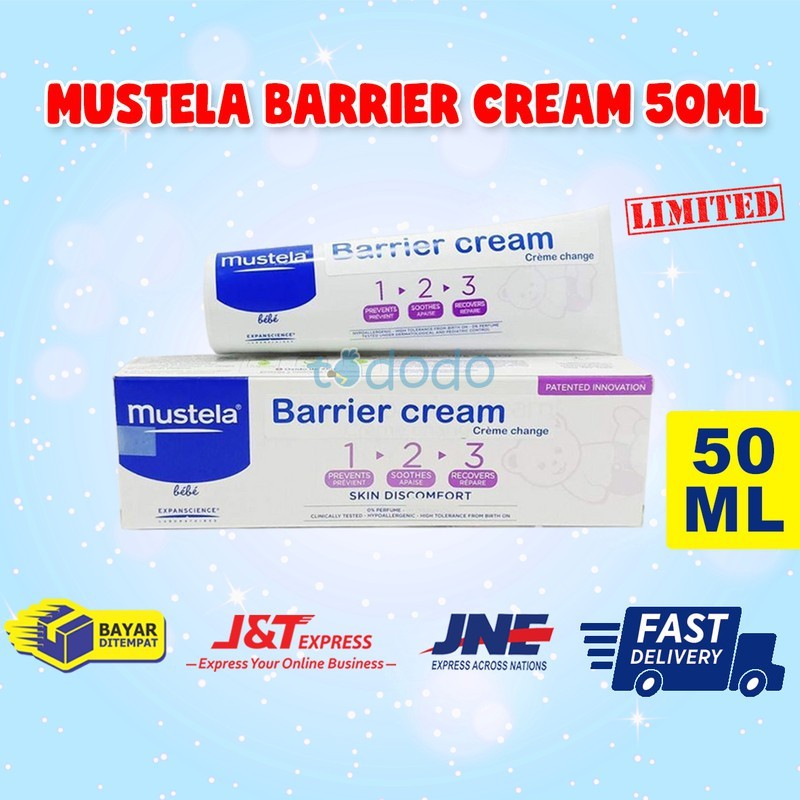 Mustela Barrier Cream Diaper Rash Cream 50ml | Shopee Malaysia