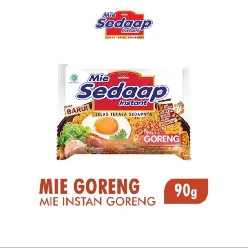 Mie Sedaap Fried Instant Noodles Packed contains 90 grams | Shopee Malaysia