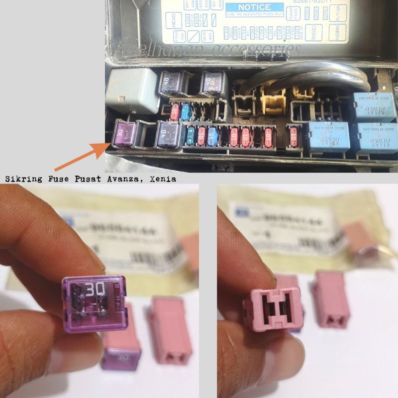 Fuse Central Fuse Large Box Fuse 30A 50A 60A 80A Original | Shopee Malaysia