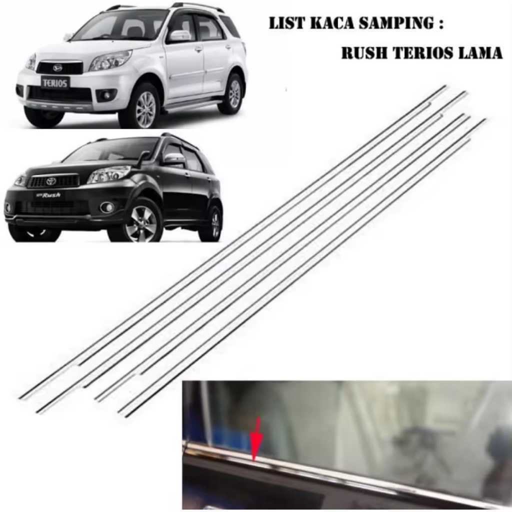List Of Side Mirrors Toyota Rush/Chrome Stainless/For 2007-2017 ...