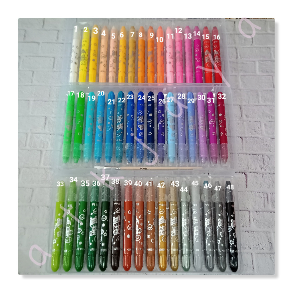 MATA Refill crayon GRASP Medium Eye Medium Retail Unit silky crayon ...
