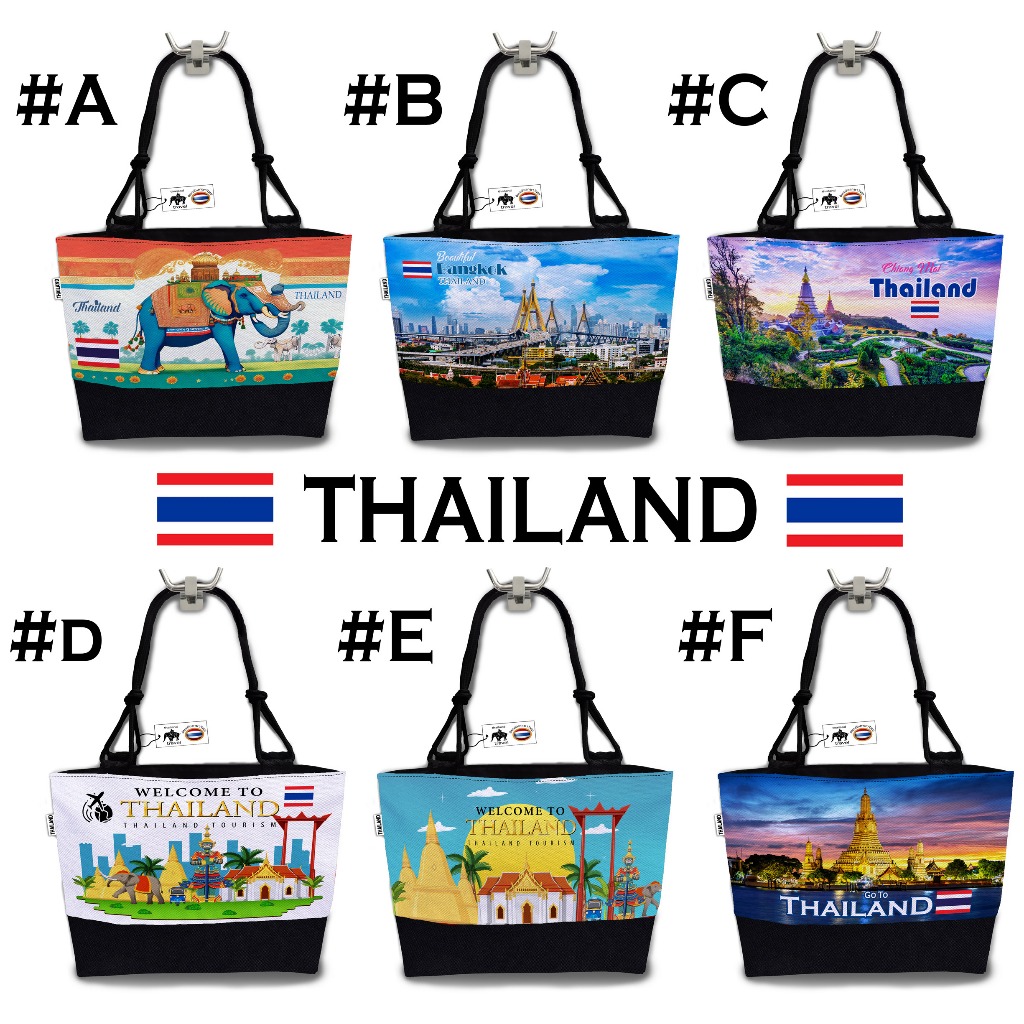 THAILAND theme tote bag Thailand Country/ souvenirs | Shopee Malaysia