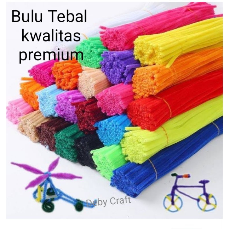 Fine mercy wool wire / craft pipe cleaner | Shopee Malaysia