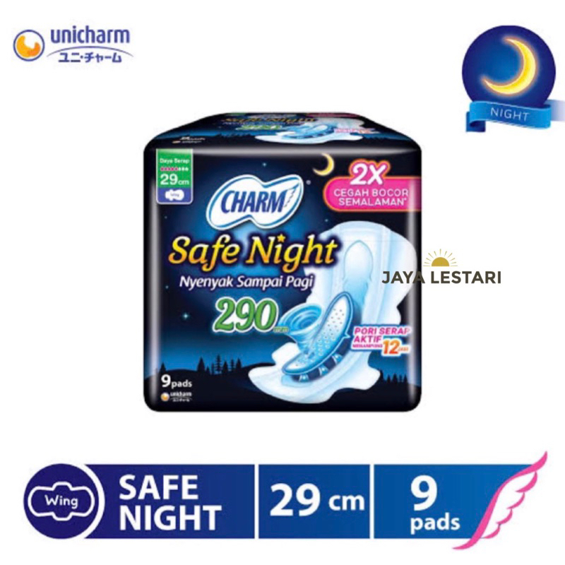 Charm Safe Night Wing (29cm, 9pads) | Shopee Malaysia