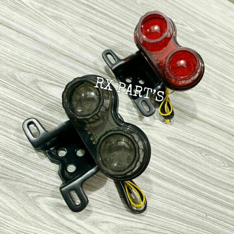 Custom SPARKLET LED STOP LIGHT + Turn Signal / SEN / RITING + NUMBER ...