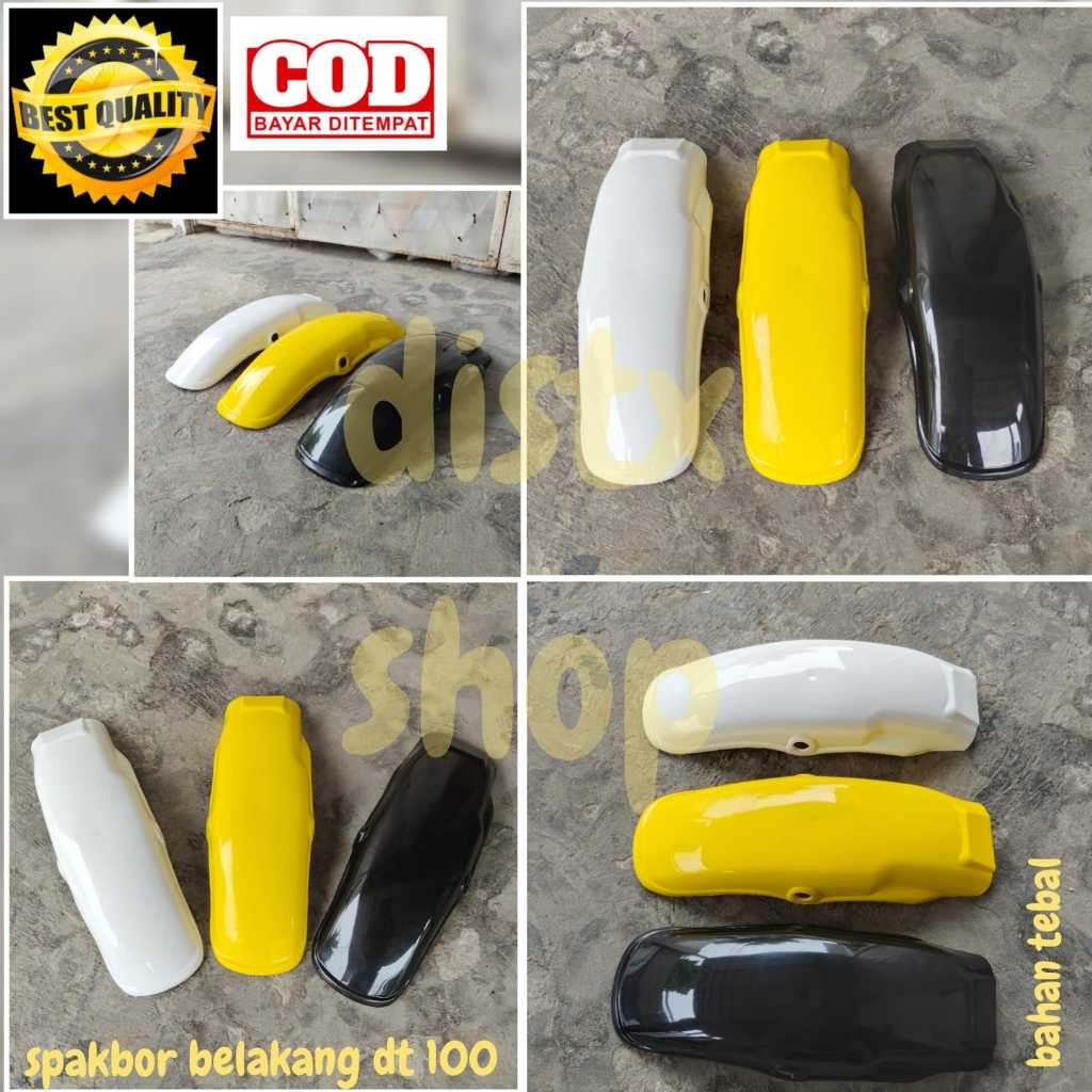 Rear FENDER DT 100 REAR FENDER DT 100 TRAIL SUPERMOTO MOTOCROSS REAR ...