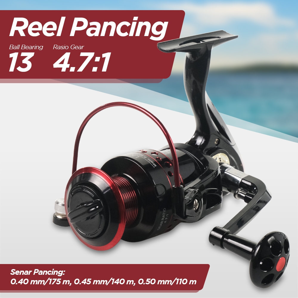 Gold Sharking LK 7000 Sea Fishing reel 13BB Aluminum Spool | Shopee ...