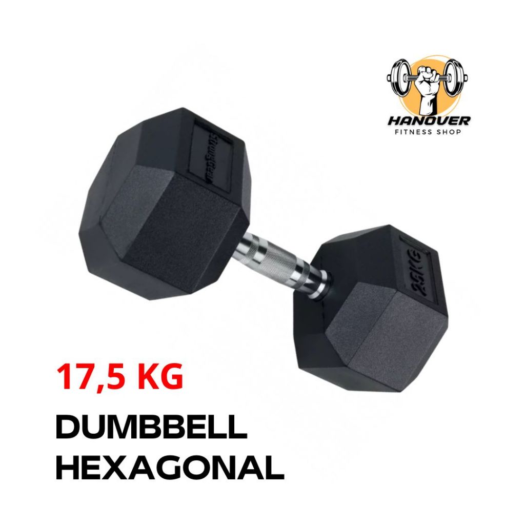 Hexagonal dumbbells 17,5 kg IMPORTED ORIGINAL hexagonal barbell dampbel ...