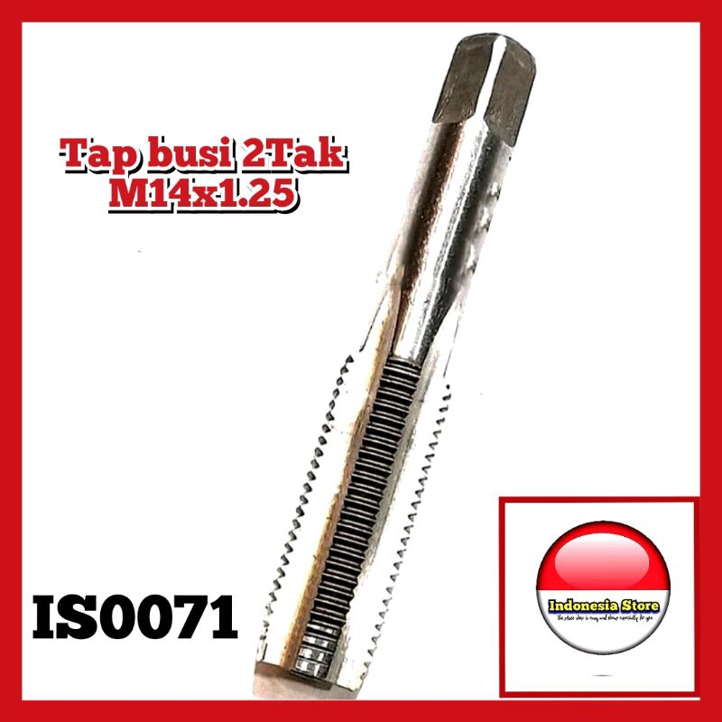 Hand tap m14x1.25 tap for 2 stroke diesel motorbike spark plug holes ...