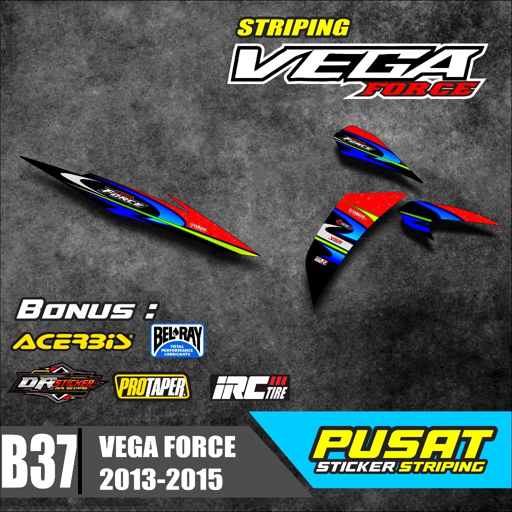 Vega Force Sticker - Vega Force Premium Racing Standard Striping ...