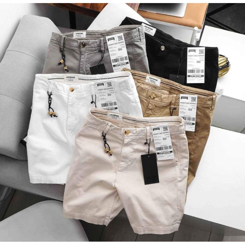 Men's Casual Catton Combat Stretch slimfit Short Chinos Pants Gilga ...