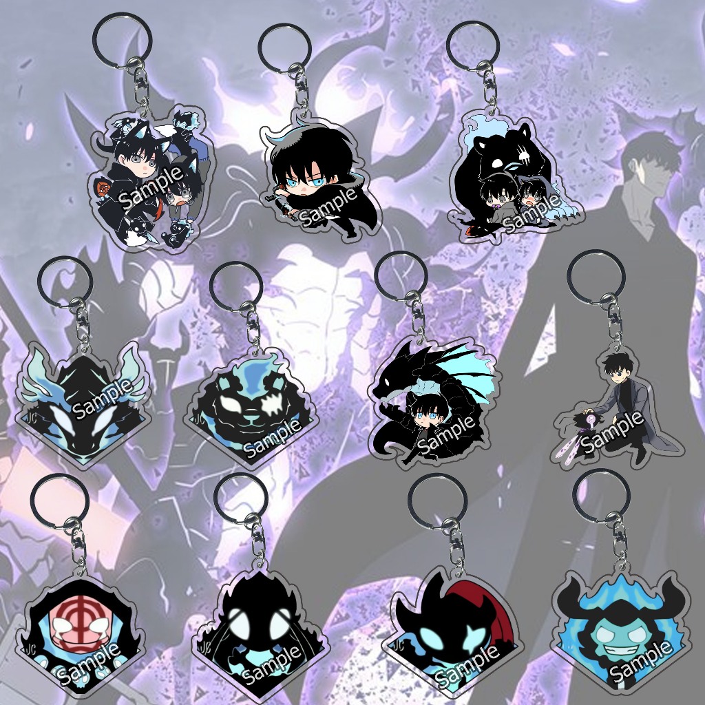 GANTUNGAN Solo Leveling Anime Keychain - Ganci - Key Chain - Souvenir ...