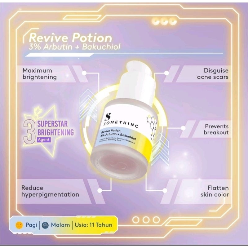 Revive Potion 3% Arbutin + Bakuchiol | Shopee Malaysia