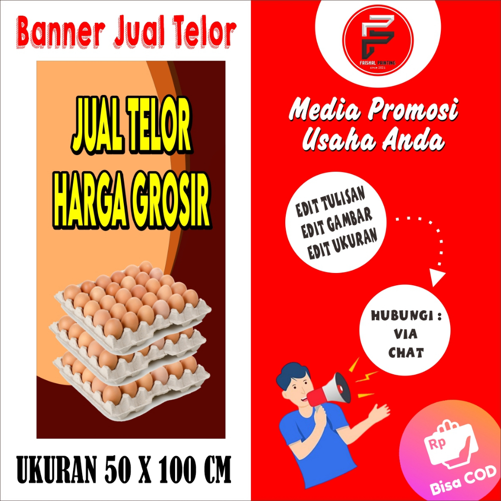 Egg Agent Banner/Egg Agent Banner/Egg Agent Banner 50x100 cm | Shopee ...