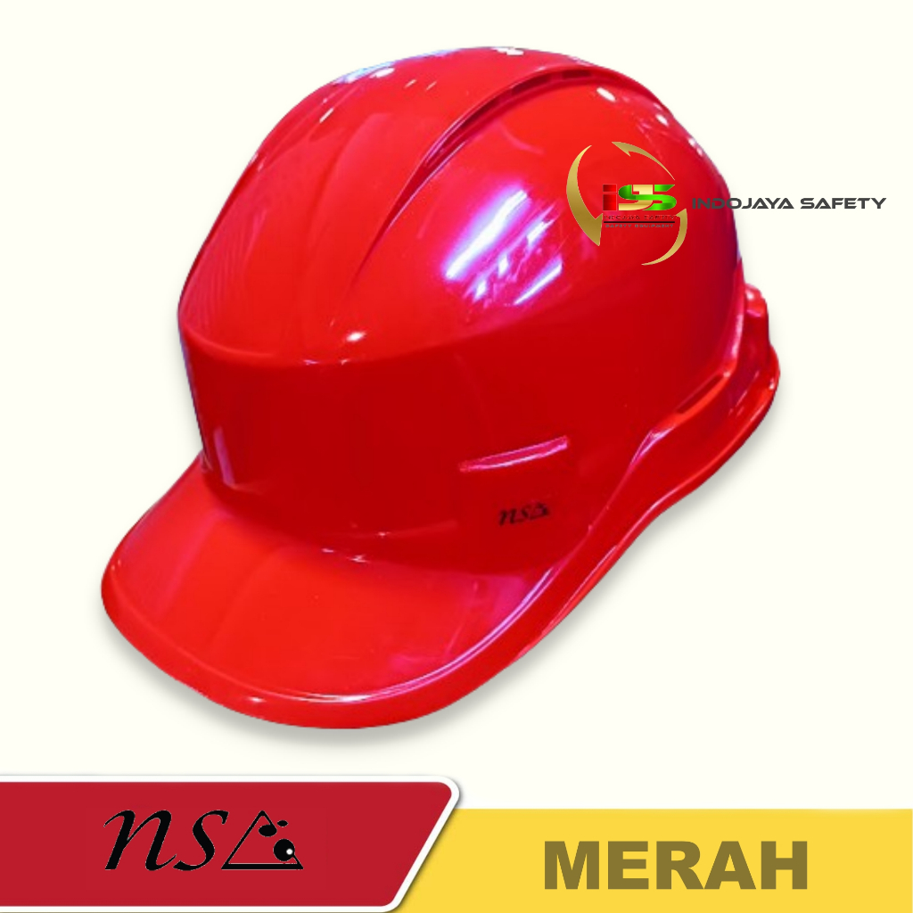 White Vented NSA Safety Helmet Fastrack Safety Helmet SNI Delta Plus ...