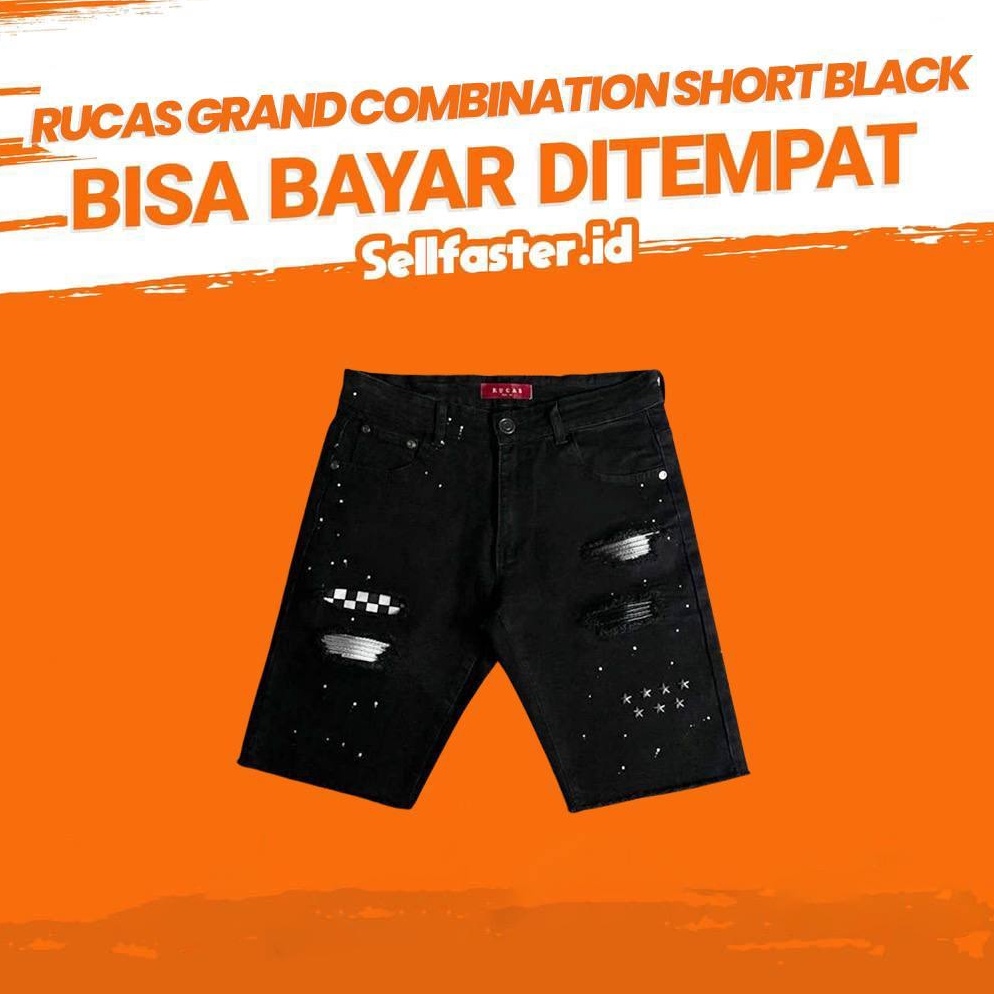 Art V78J ORIGINAL Rucas Grand Combination Short Black Rucas Zara Stitch ...