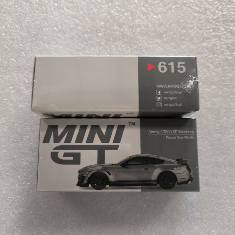 Mini GT 615 FORD SHELBY GT500 SE WIDEBODY - PEPPER GRAY METALLIC ...