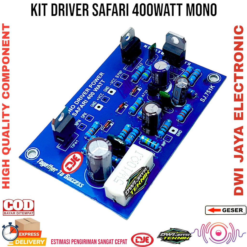Safari MONO 400 watt Power Amplifier Driver Kit | Shopee Malaysia
