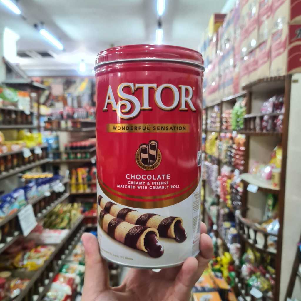 Astor CHOCOLATE WAFER STICK ROLL 330g | Shopee Malaysia