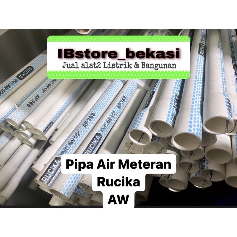RUCIKA PVC PIPE / 1/2" AW RUCIKA CUT PIPE | Shopee Malaysia
