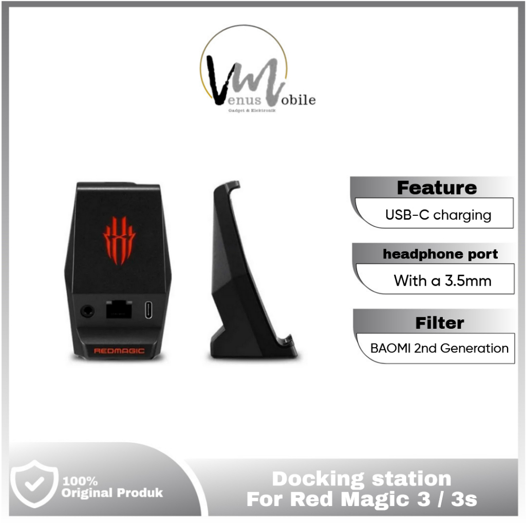 Nubia Red Magic Adapter Red Magic 3 / 3s - Docking station | Shopee ...