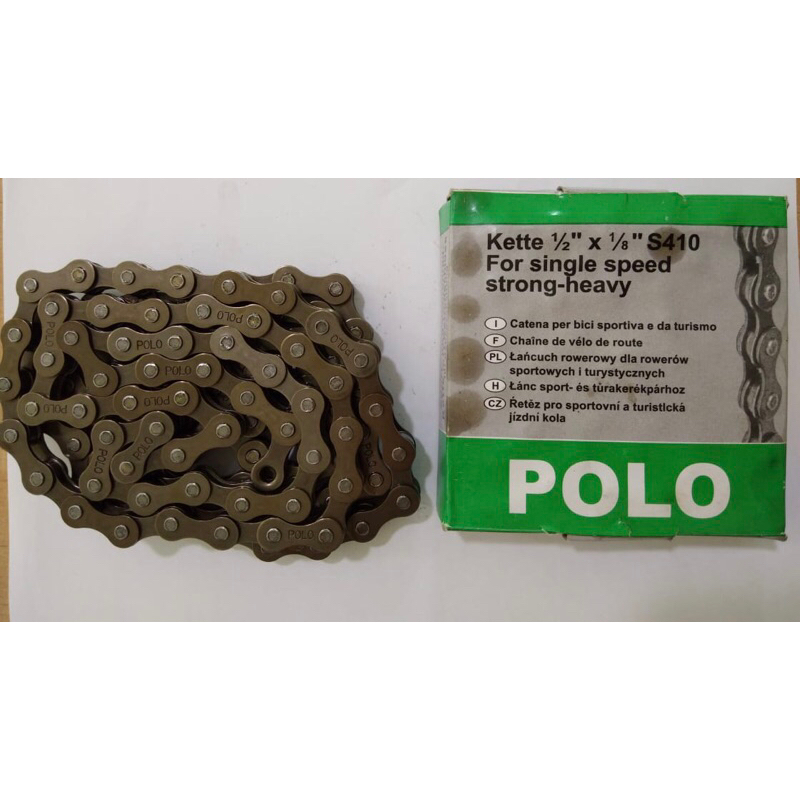 Single speed bicycle chain 1/2 x 1/8 for all bicycles | Shopee Malaysia