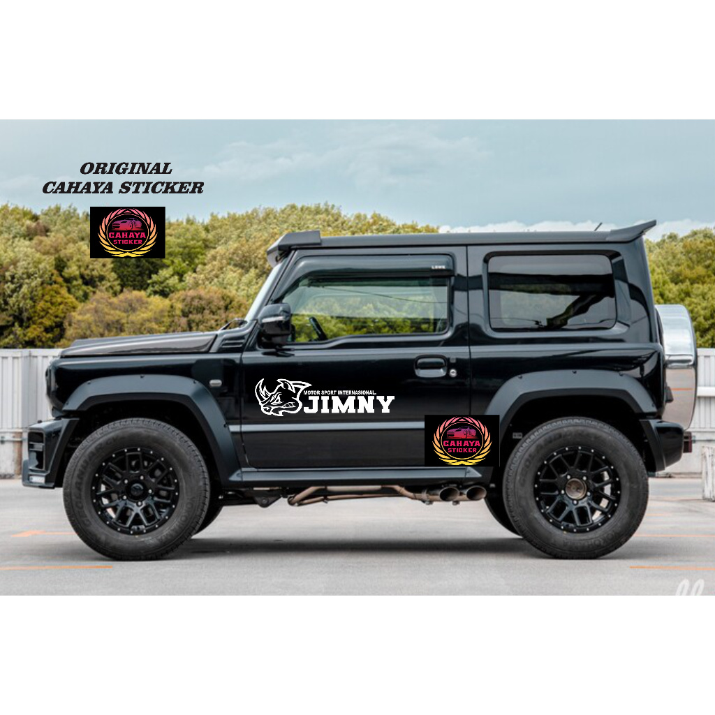 Jimny car sticker, jimny rhino car sticker, jimny car window sticker ...