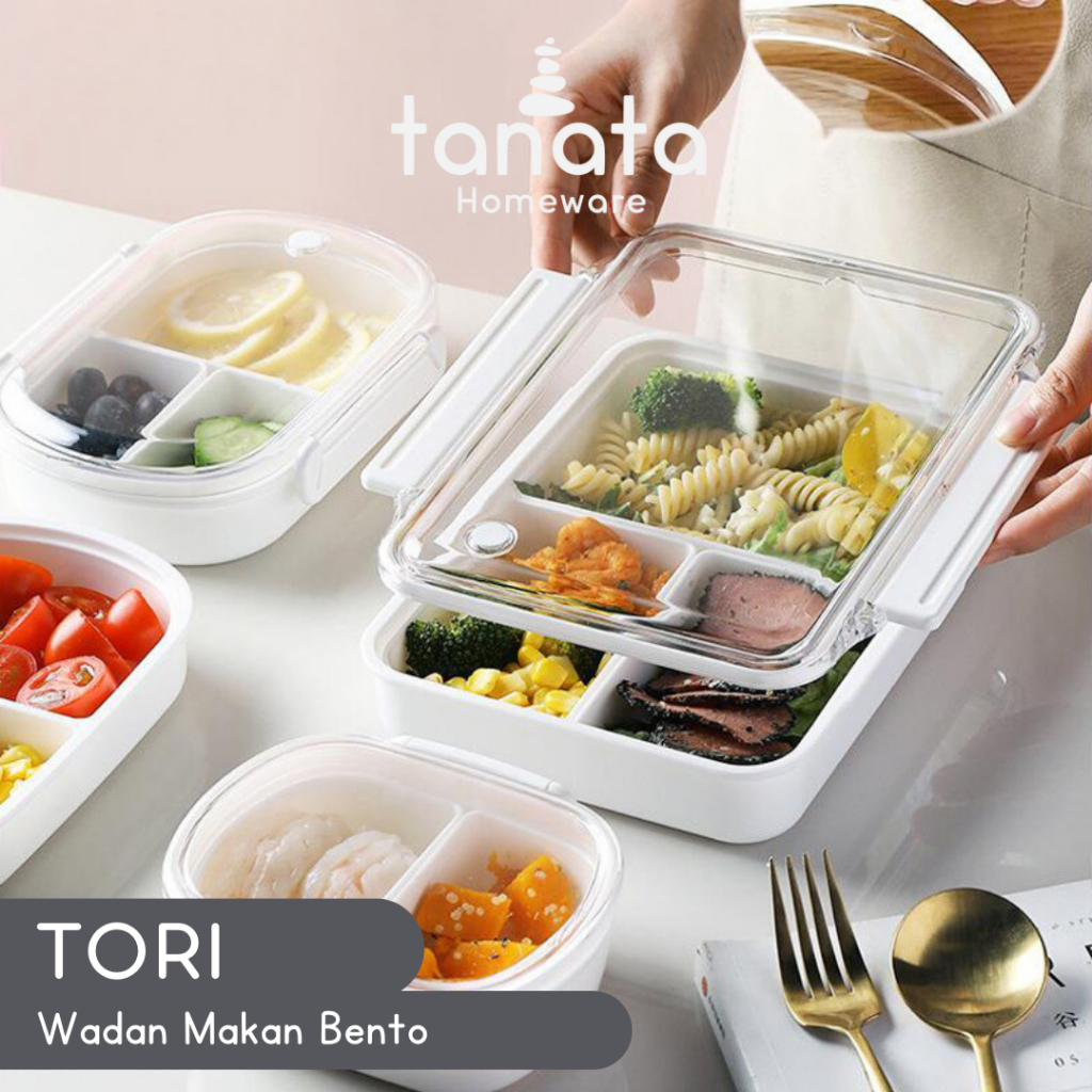[TANATA]TORI Container Set Aesthetic Rice Box Set Easy Lunch Box ...