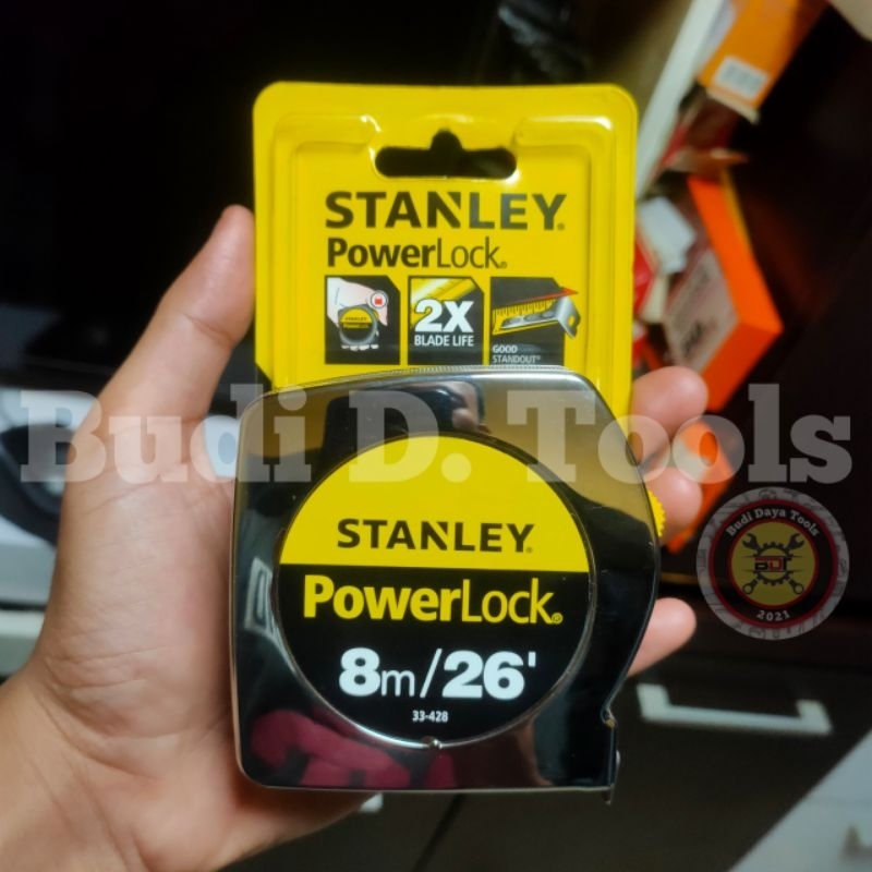 Measuring Tape Stanley 5 8 Meters Powerlock Meter Roll Measuring Roll ...