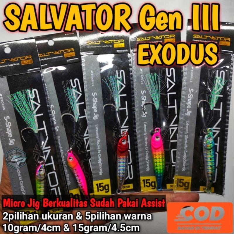Micro Jig EXODUS Salvator gen III/Micro Jig Salvator gen 3 | Shopee ...