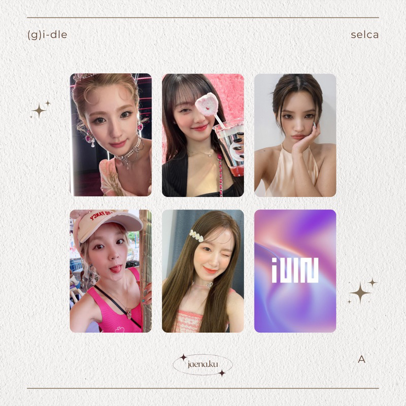 [(G)I-DLE] Miyeon MINNIE SOYEON YUQI SHUHUA UNOFFICIAL SELCA 3rd ...
