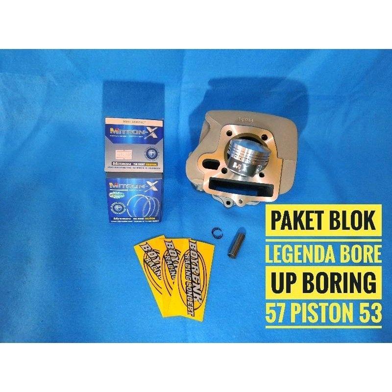 Block PACKAGE LEGEND BORE UP PISTON 53 MITRON-BOYRENK RACINZ CONCEPT ...