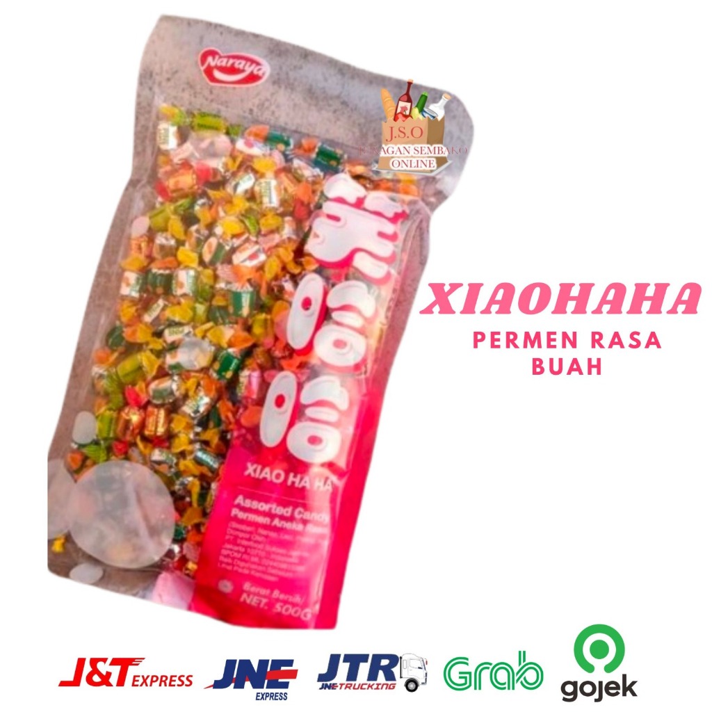 (JSO) Naraya Candy Xiao Ha Ha 500 gr Assorted Candy Assorted Flavors ...