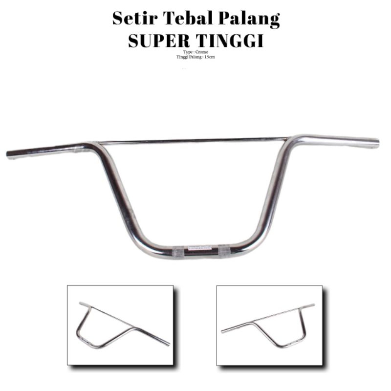 Pnp win super High Cross Steering Wheel Handlebar, (18cm) | Shopee Malaysia