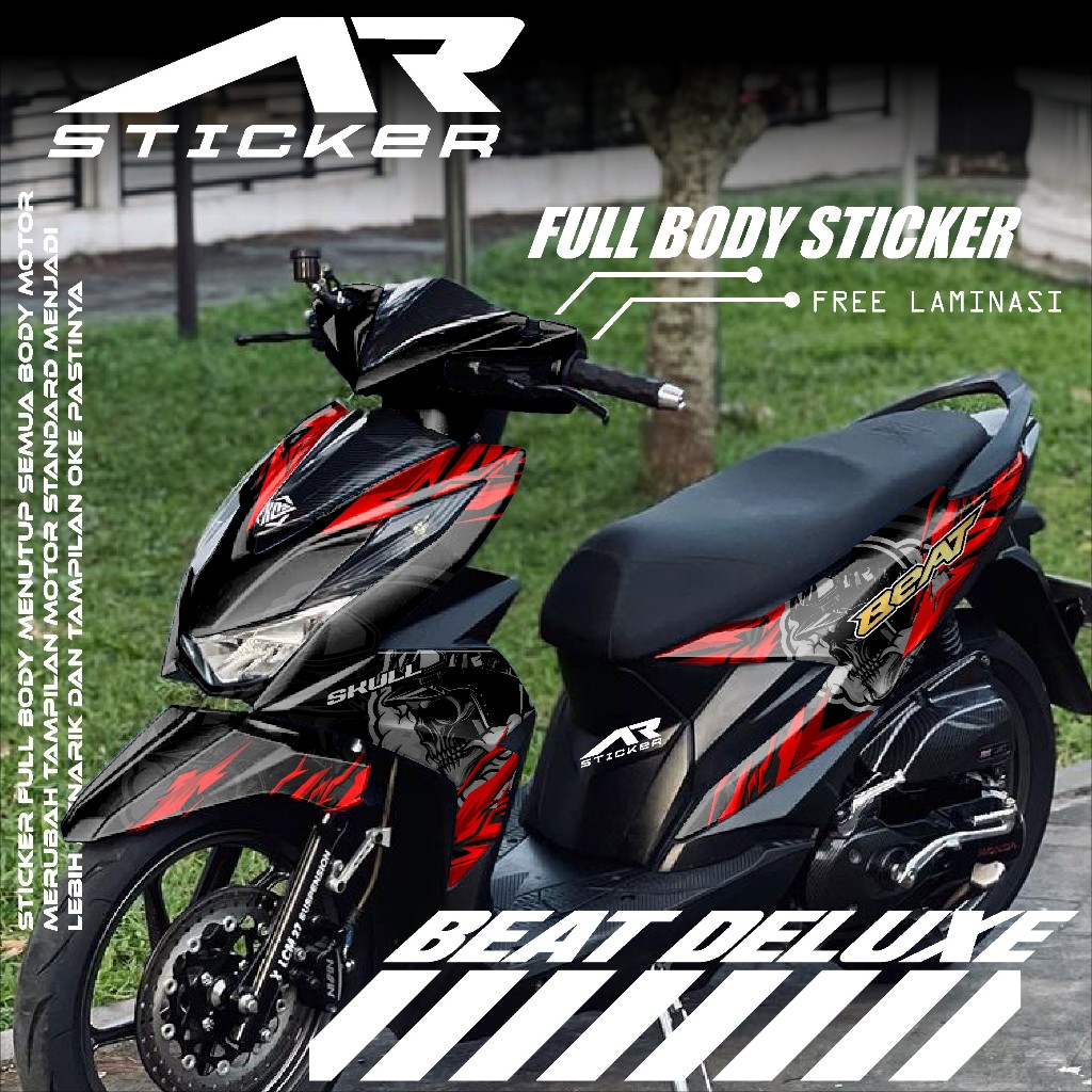 Sticker Motorcycle Full Body Honda Beat Deluxe Beat Street CBS Decal ...