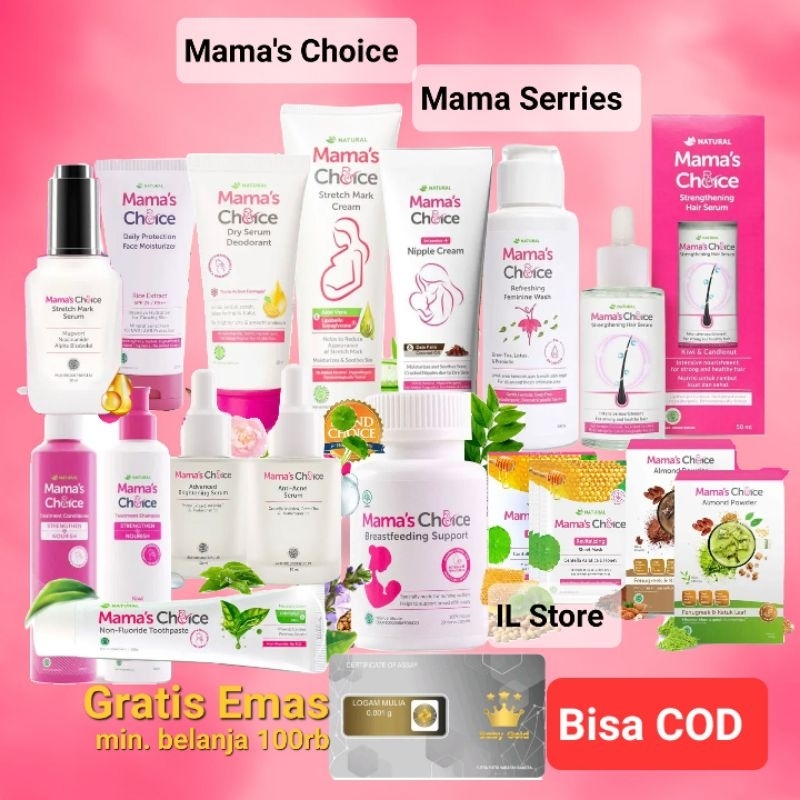 Mama's Choice Skin expert serries | Stretchmark cream | Shampoo | Dry serum deodorant ...