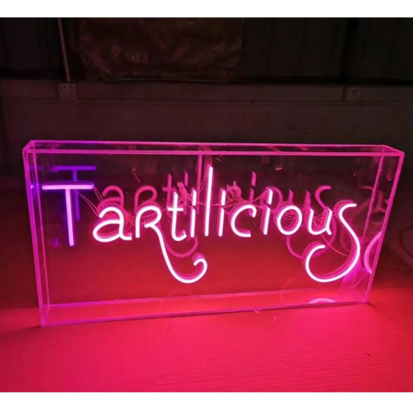Neon flex Box Acrylic Custom Writing & Color | 3d Neon Flex BOX ...