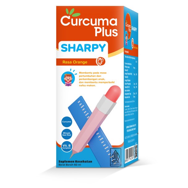 Curcuma PLUS SHARPY Orange Syrup Flavor 60ml | Shopee Malaysia