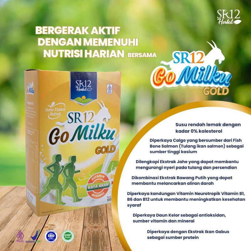 Gomilku GOLD SR12 Goat Milk ETAWA PREMIUM Milk For Rheumatism Milk For ...