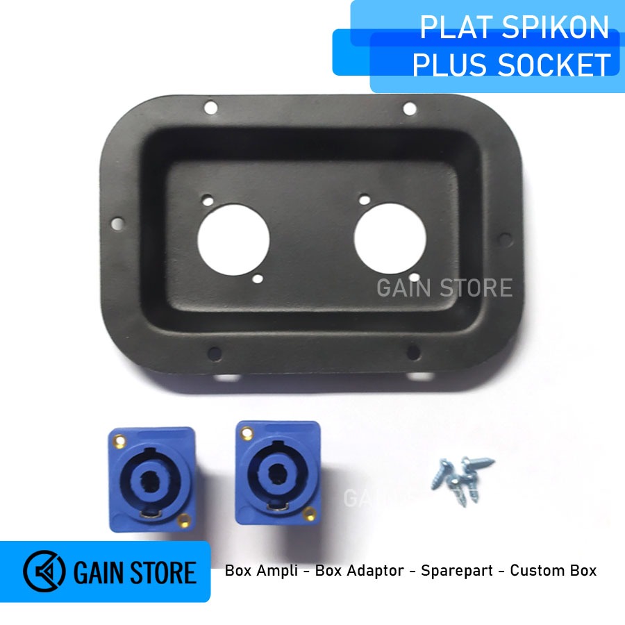 Iron SPOKOON PLATE AND SPEAKER SPICONE SOCKET | Shopee Malaysia