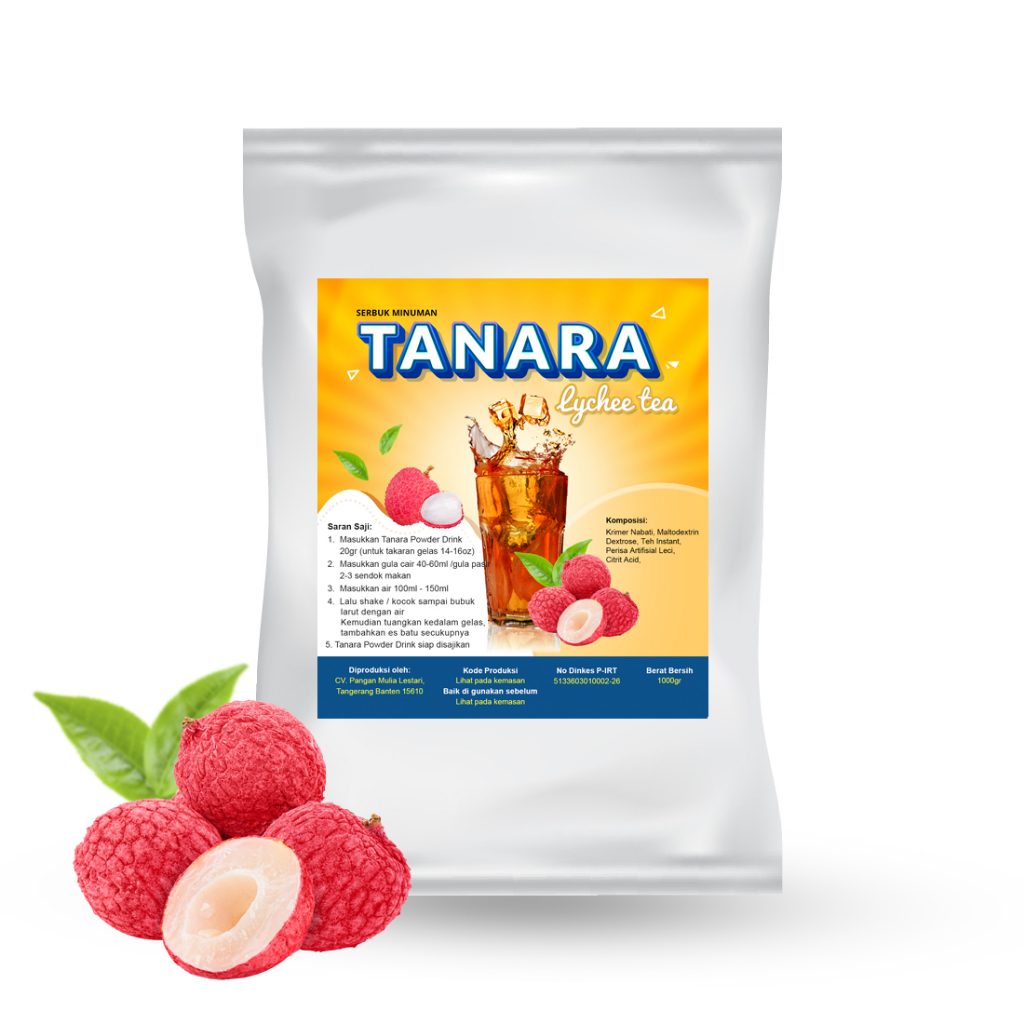 Lychee Tea Powder 1kg - Premium Drink Powder - Tanara Powder | Shopee ...