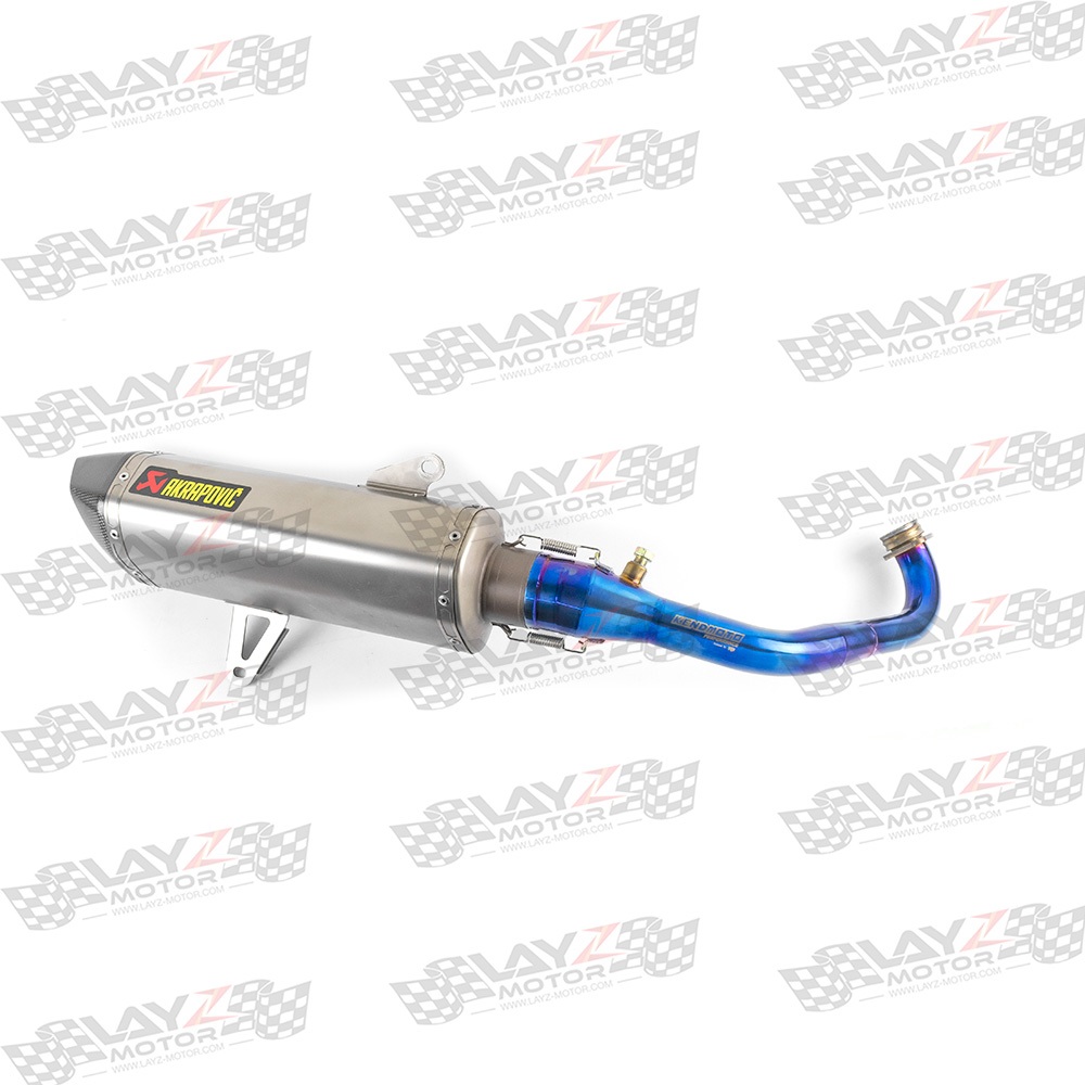 Full System Titanium XMAX 250 Header (AKRAPOVIC) | Shopee Malaysia