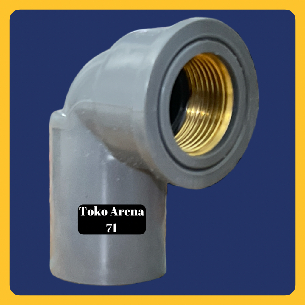Faucet Knee Elbow Pipe Connection Drat In KDD Brass 1/2" 1/2 Inch 3/4 ...