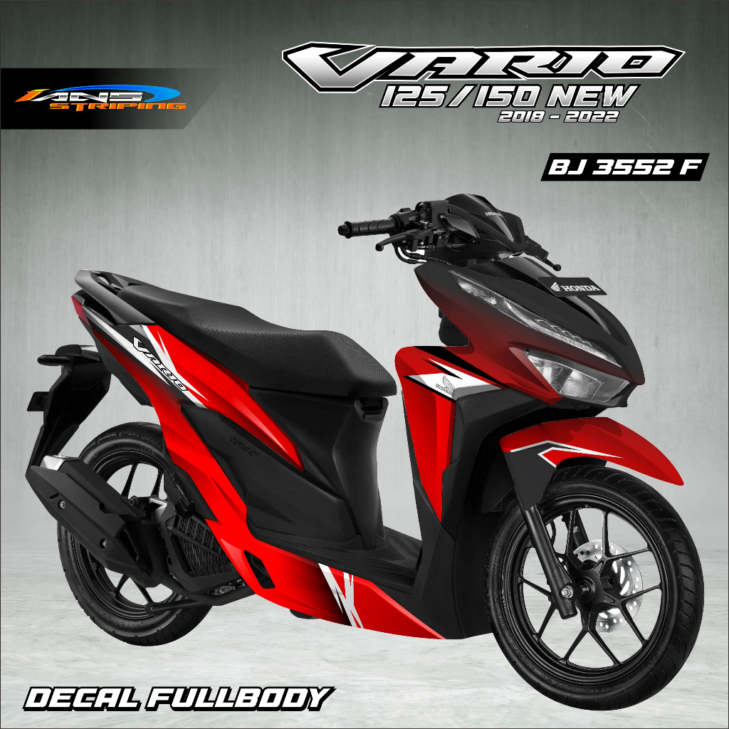 Bj 3552-sticker DECAL Variations Of CUSTOM VARIO 150 Ready To Use The ...