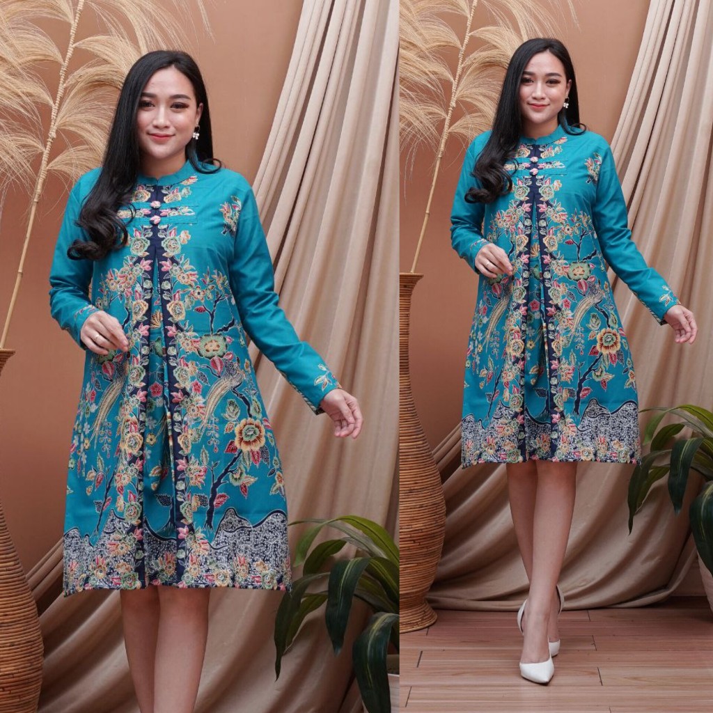 MODERN BATIK TUNIC WOMEN'S TOP NEW ELEGANT VARIATIONS | Shopee Malaysia
