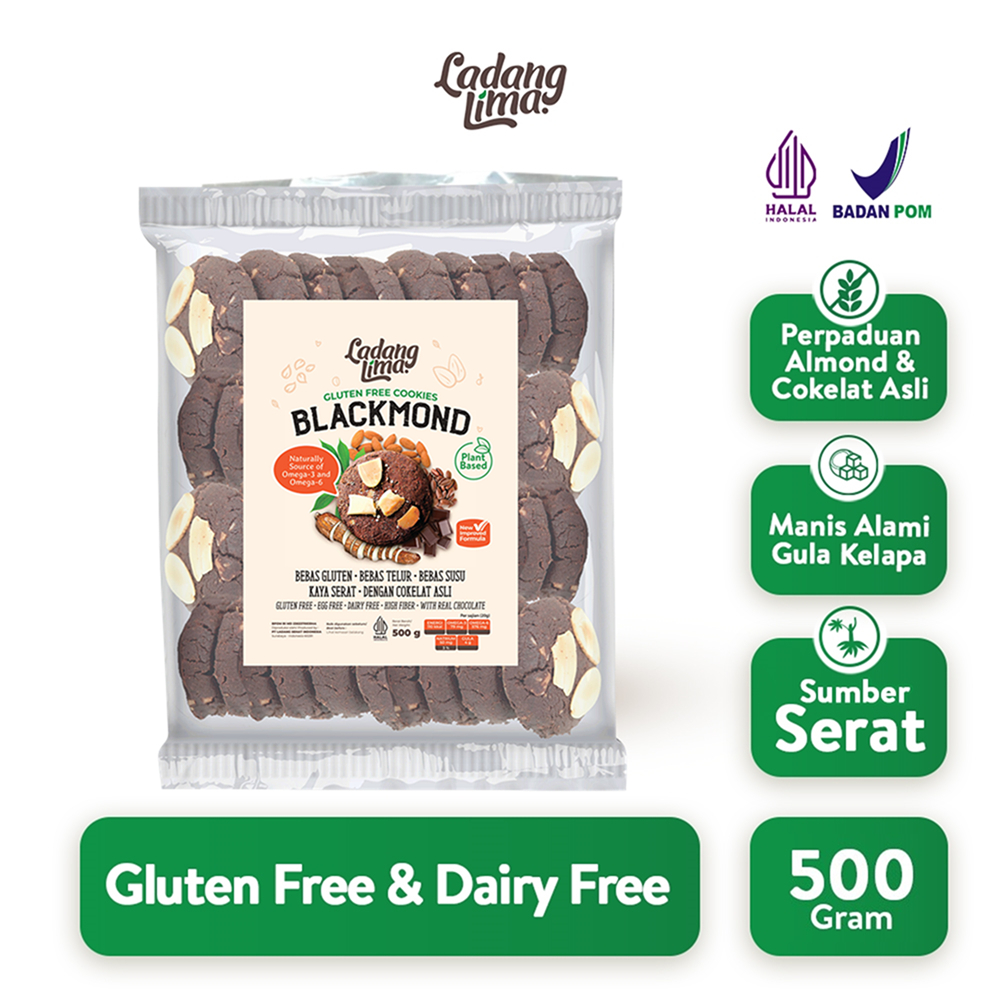 Blackmond 500gr - Cookies Snack Chocolate Almond Gluten Free With ...