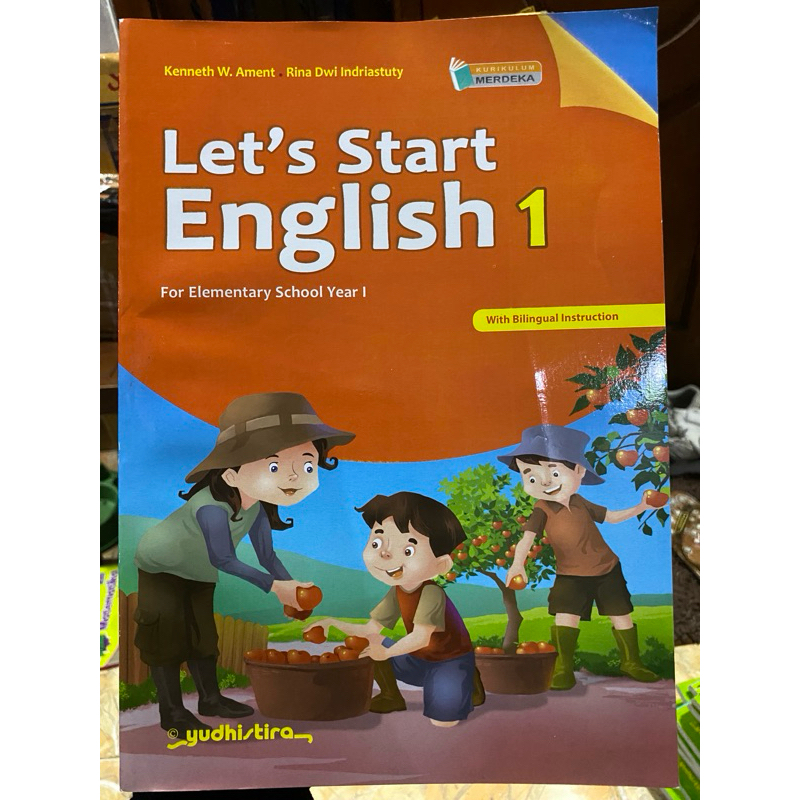 Original YUDHISTIRA LETS START ENGLISH FOR PRIMARY SCHOOL CLASS 1 2 3 4 ...
