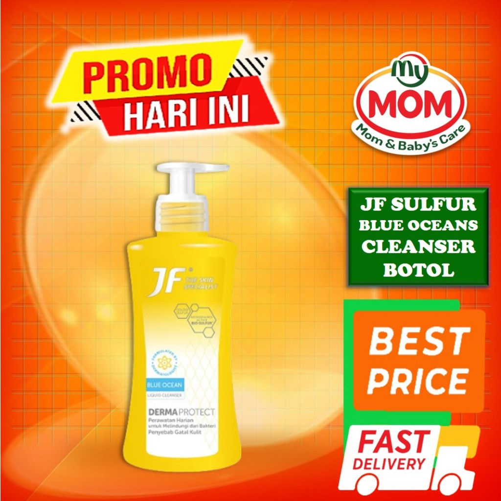 Jf SULFUR Liquid Cleanser Blue Ocean 200ml Bottle - Bath Soap - Acne ...